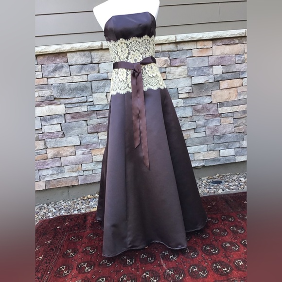 Jessica McClintock | Dresses | Jessica Mcclintock Formal Size 6 Cafe Au ...